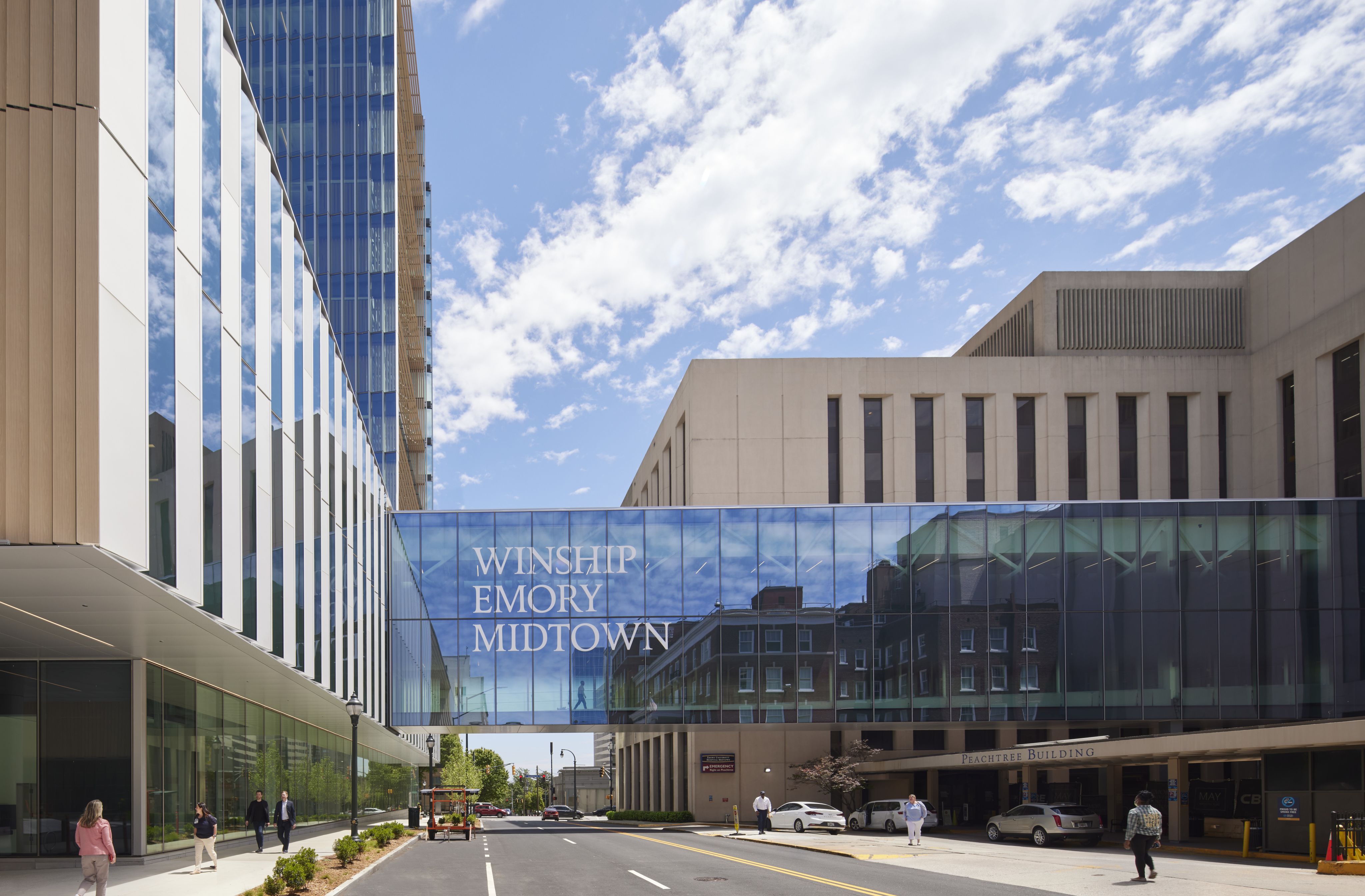 excellence in sustainability pedestrian bridge at the winship cancer ...