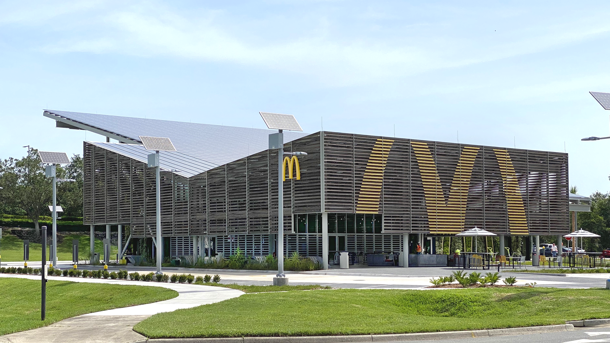 Net-Zero McDonald's, Kissimmee, Fla.: Ronald and friends stay cool with ...
